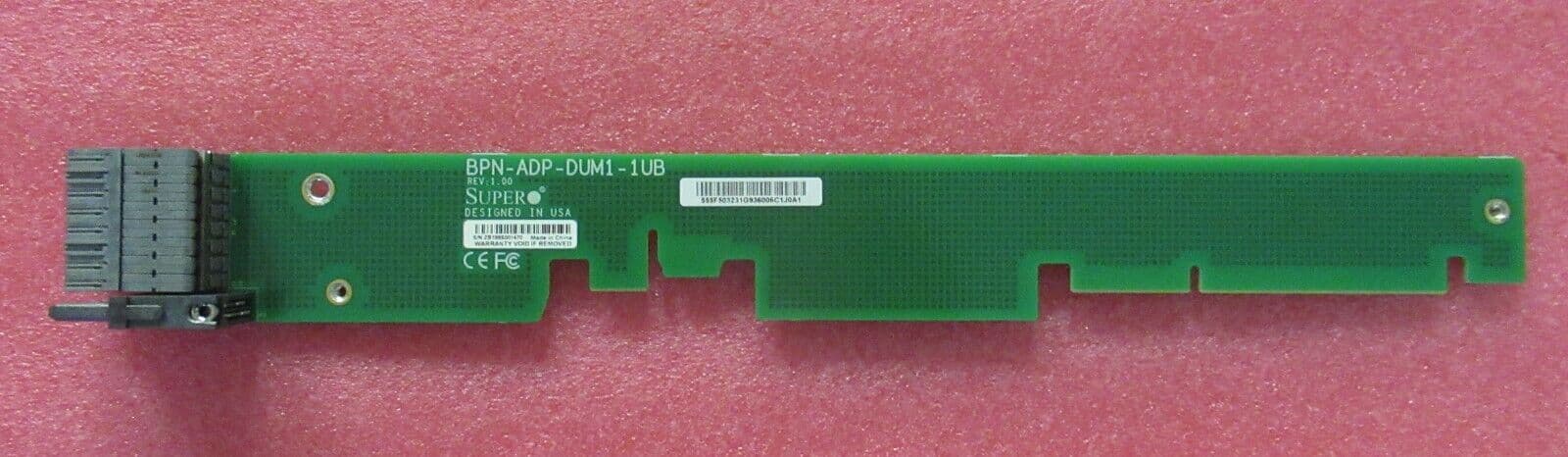 Supermicro BPN-ADP-DUM1-1UB Server Dummy Backplane For BigTwin Hybrid ...