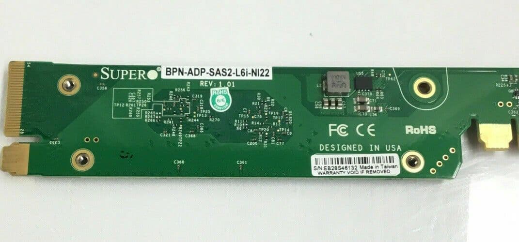 Supermicro BPN-ADP-SAS2-L6i SAS 6GB/s Backplane for SuperServer 6027TR ...