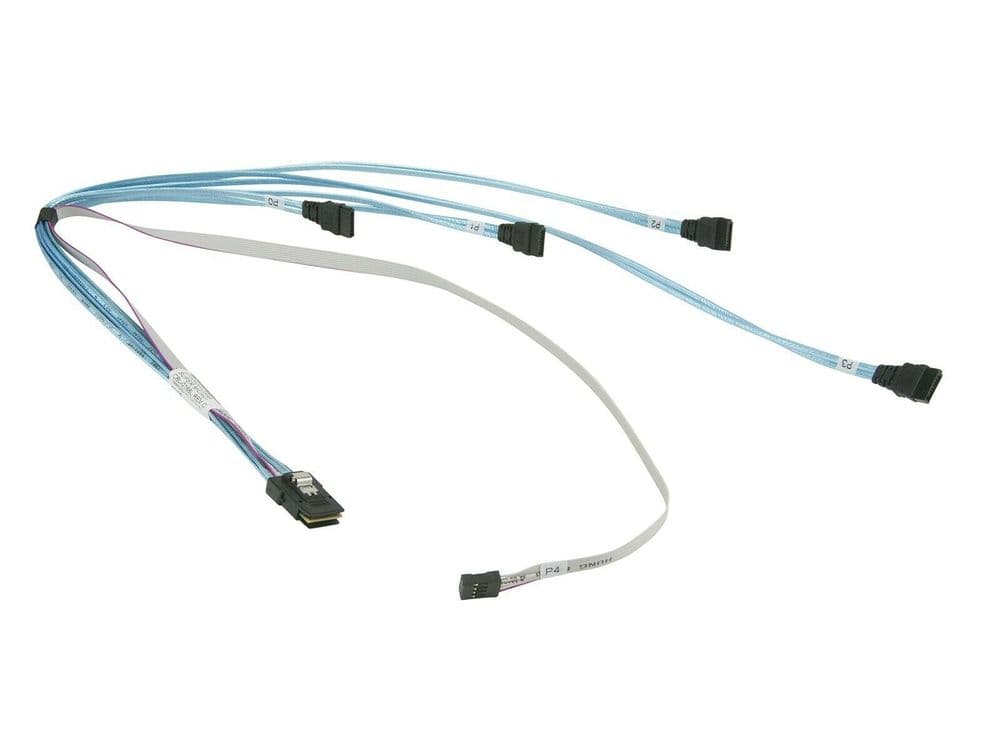 Supermicro CBL-0188L SAS SFF-8087 iPASS to 4 SATA Cable 64cm with ...