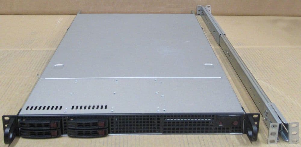 Supermicro CSE-111 2x Xeon 6-Core E5-2630v2 2 6GHz 64GB Ram 256GB SSD ...