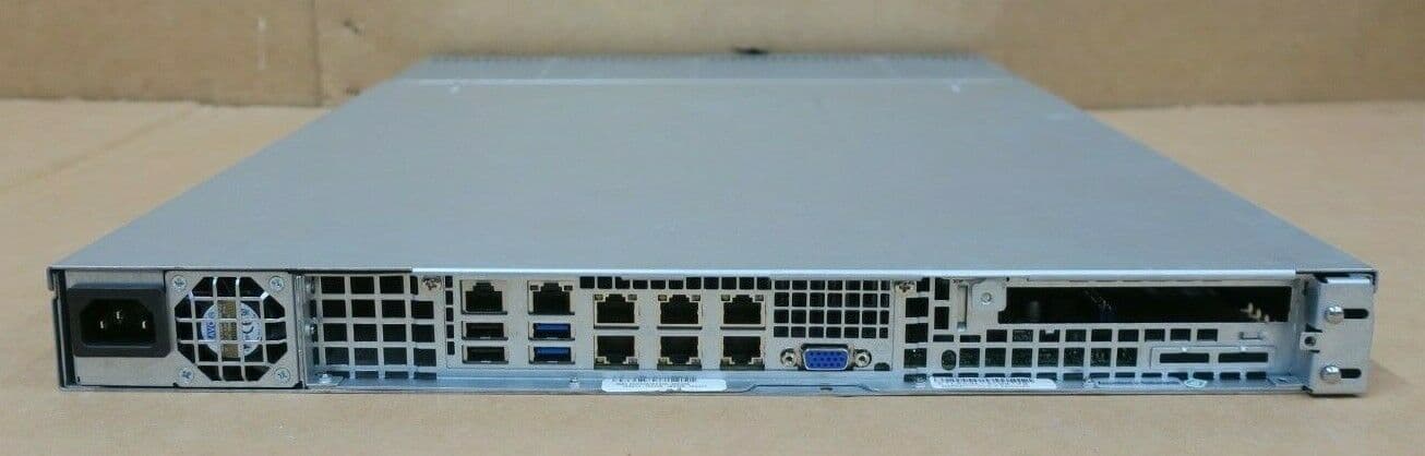 Supermicro CSE-815 X10SLH-N6-ST031 CTO E3-1200 v3/v4 6 x 10GB 4-Bay 1U ...