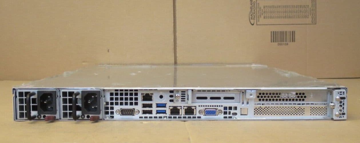 Supermicro CSE-815 X11SSW-F E3-1225v5 32GB RAM 2x 500W PSU 4-Bay 3 5 ...