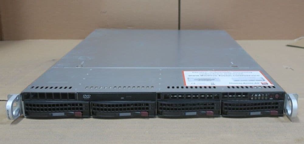 Supermicro CSE-815 X9DRi-F 2x Six-Core E5-2620 128GB RAM 2x 200GB SSD ...