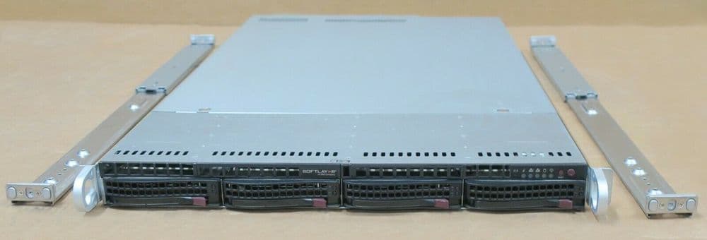 Supermicro CSE-819U X10DRU-i 1U Server 2x E5-2680V4 256GB Ram 4x 3 5 ...