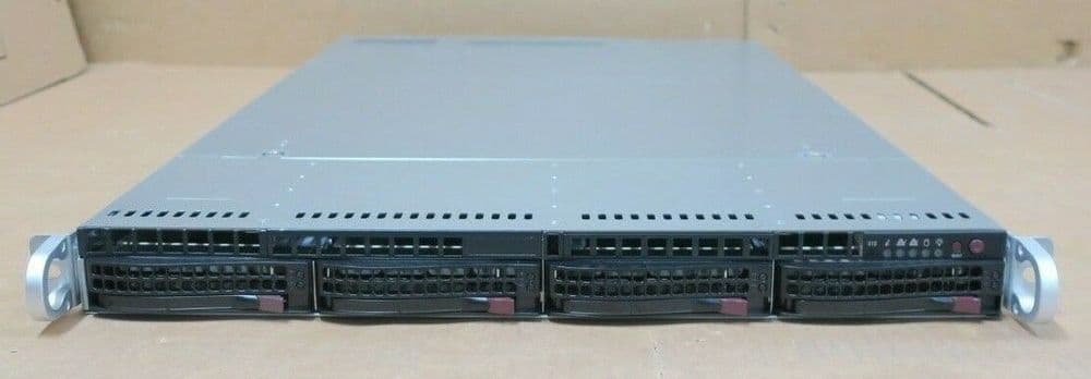 Supermicro CSE-819U X10DRU-i 2x E5-2695V3 32GB Ram 4x 3 5" SAS Bay 1U ...