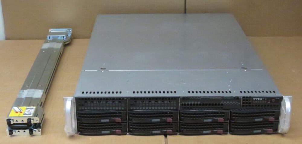 Supermicro CSE-825 8x SAS 3 5" X10SRH-CLN4F MR SAS 9271-8i 2U Rack ...