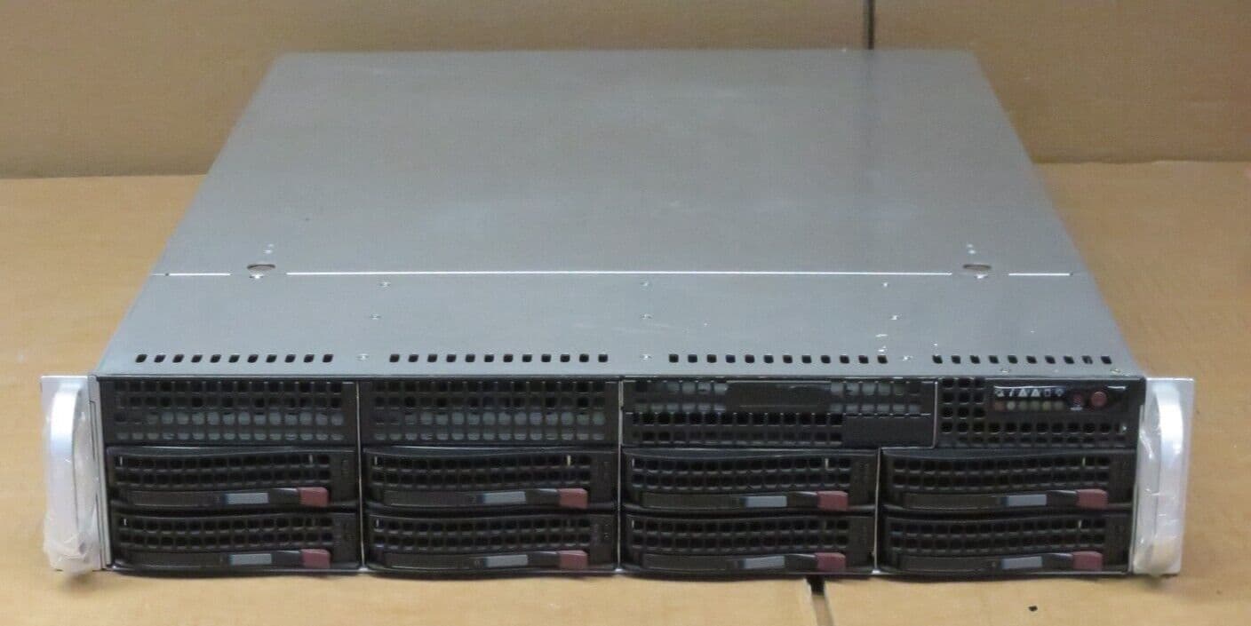 Supermicro CSE-825 8x SAS 3 5" X10SRH-CLN4F MR SAS 9271-8i 2U Rack ...