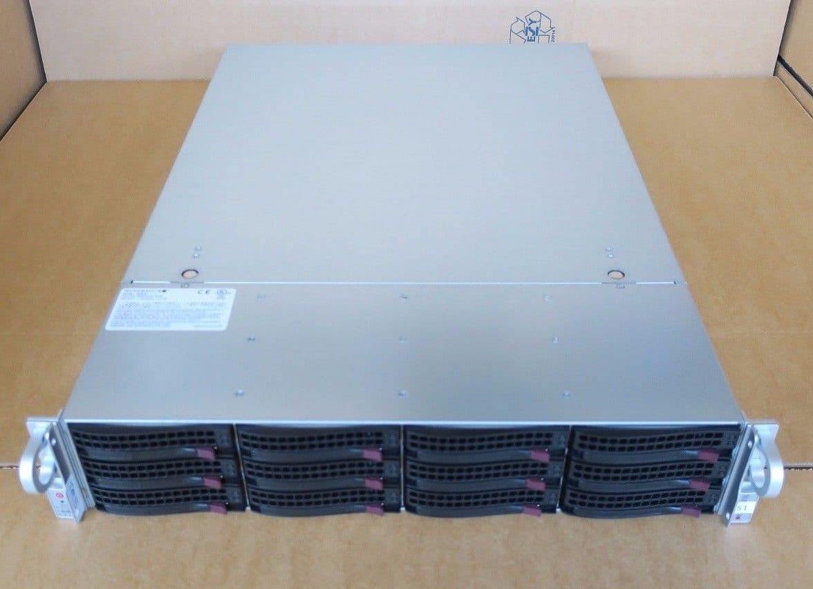 Supermicro CSE-826 2 x Intel 8-Core XEON E5-2650v2 512GB Ram 12 x 3 5 ...