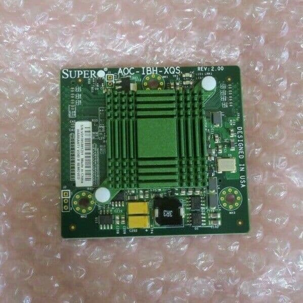 Supermicro InfiniBand 4x QDR 10GbE Single-Port HCA Mezzanine Card AOC ...