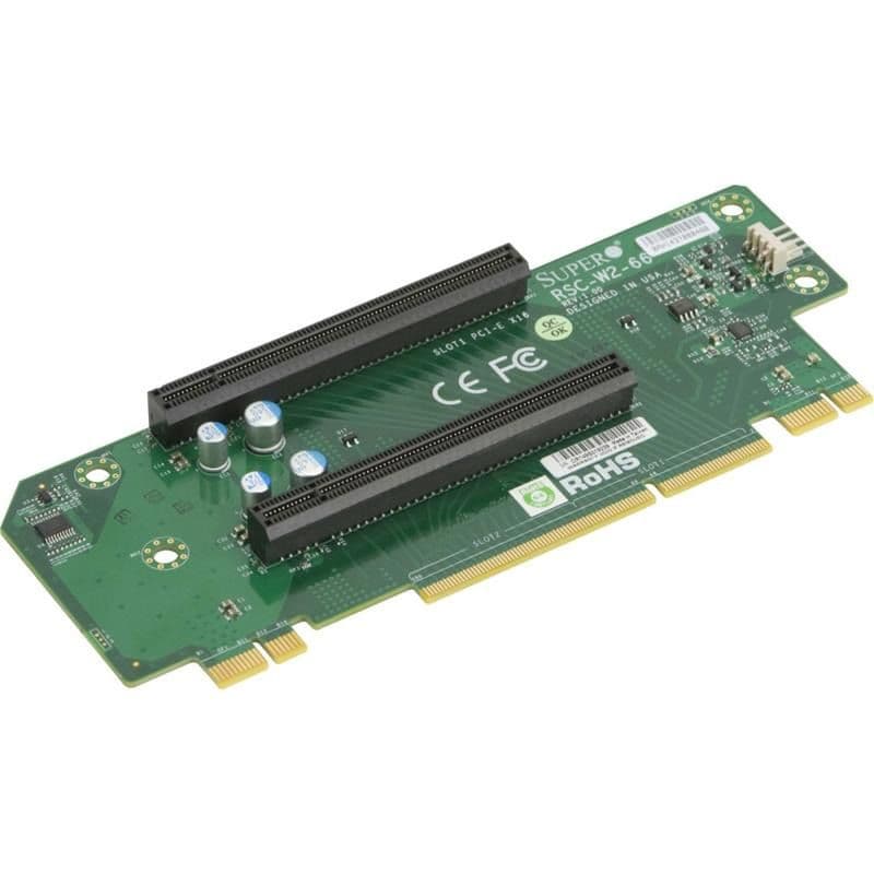 SuperMicro LHS WIO PCI-E x16 Riser Card 2 Board RSC-W2-66 for 2U Servers