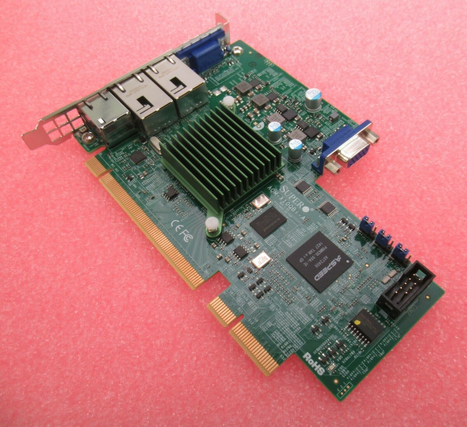 Supermicro Management-Board Add-on Module 10GbE IPMI remote KVM VGA AOM ...