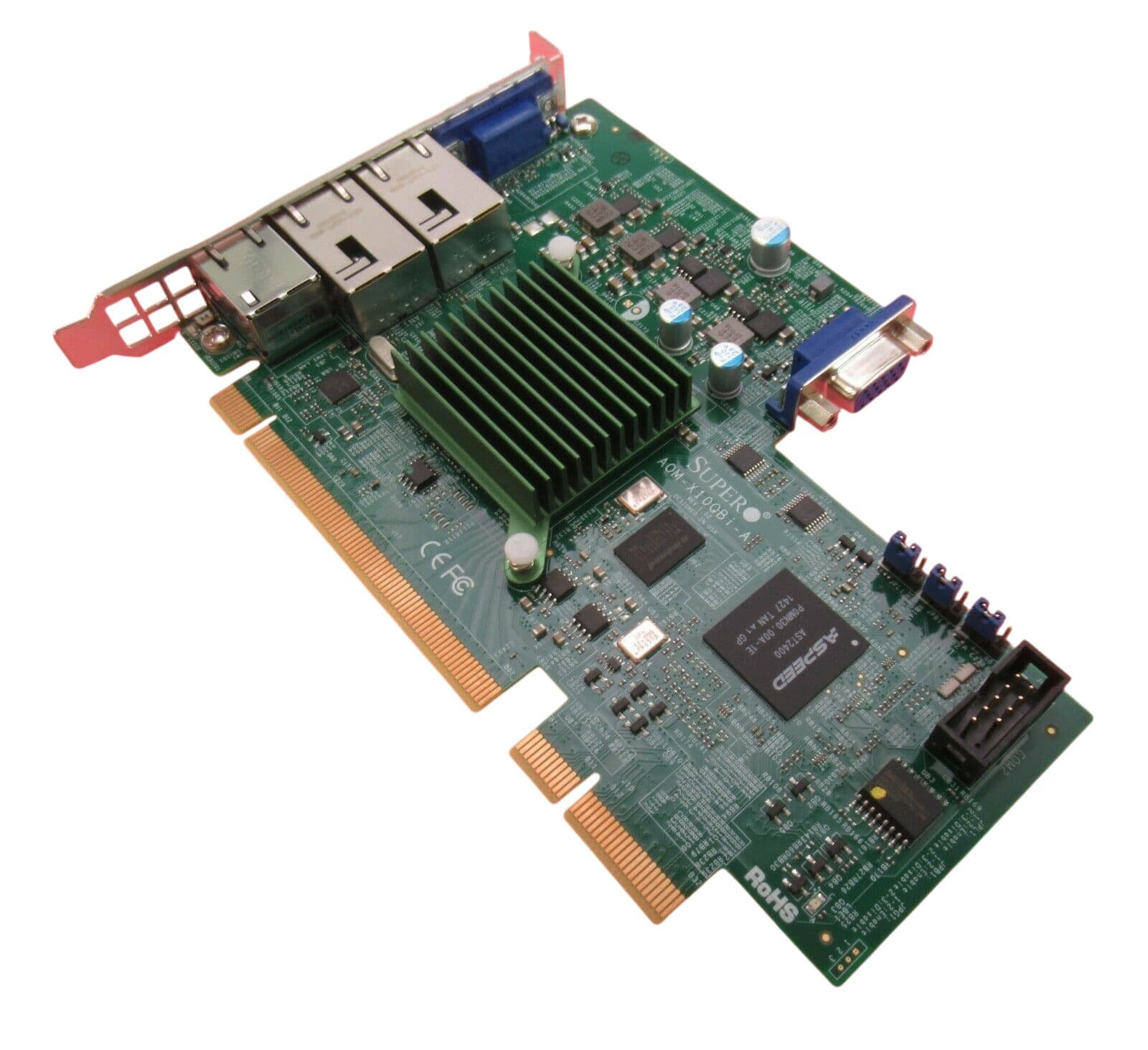 Supermicro Management-Board Add-on Module 10GbE IPMI remote KVM VGA AOM ...