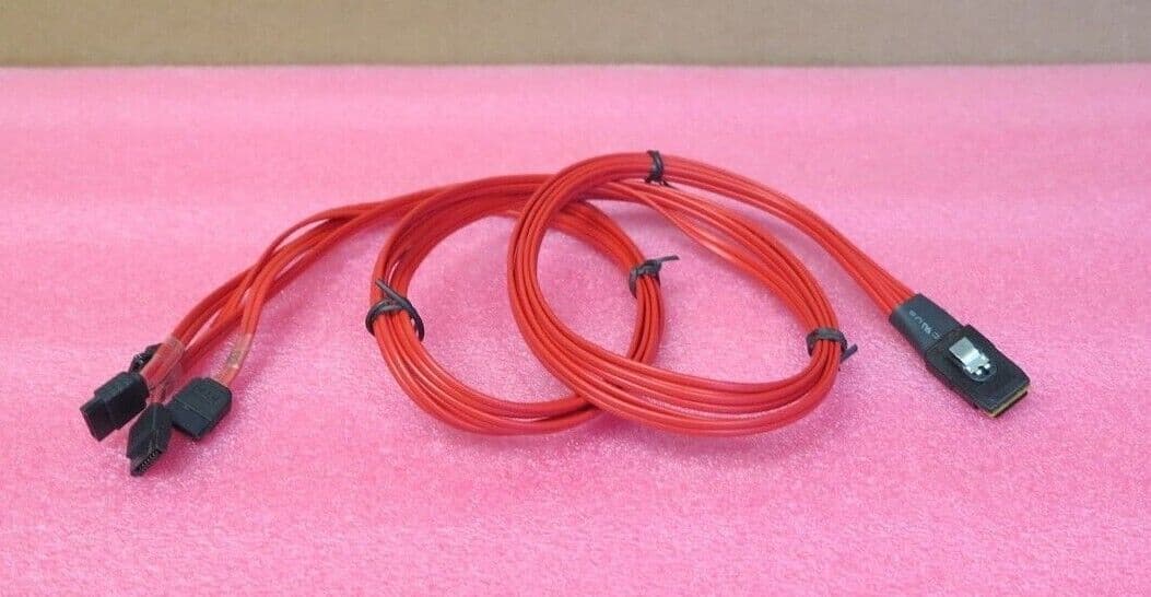 Supermicro Mini-SAS SFF-8087 To 4 x SATA Server 100cm Cable