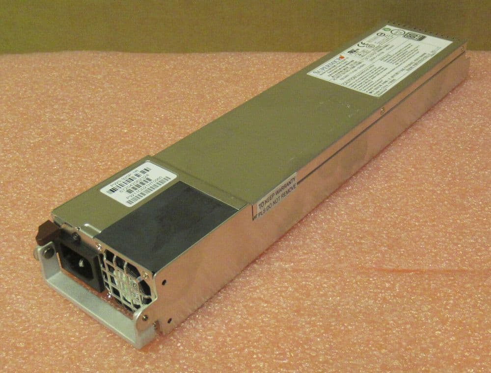 SuperMicro PWS-920P-1R 920W 1U 80 Plus Platinum Redundant Power Supply PSU