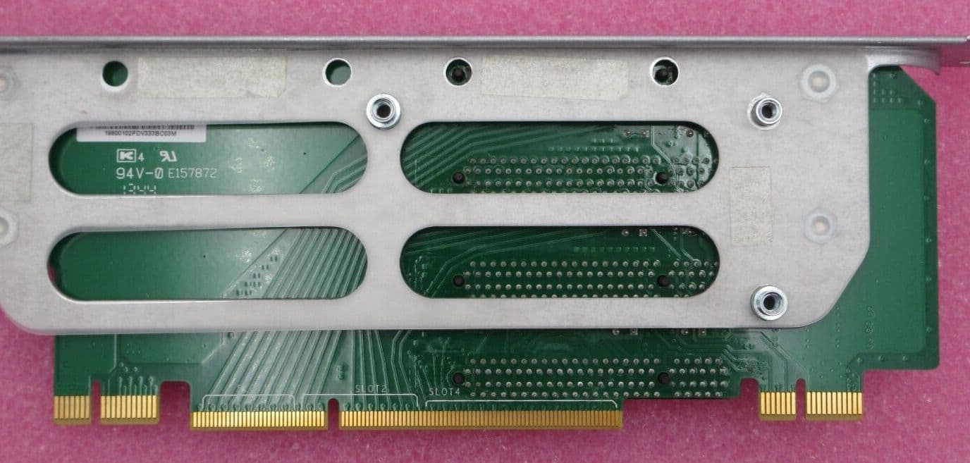 Supermicro RSC-R2UW-4E8 2U Quad Slot PCI-E x8 Riser Card Board Rev 1 02