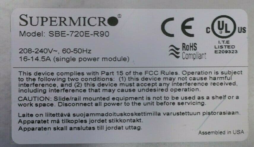 Supermicro SuperBlade 10 x Dual Node Server Blades SBI-7228R-T2X E5 ...