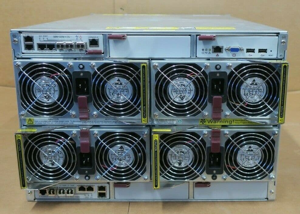 Supermicro SuperBlade SBE-720E-R75 Ten Blade 7U Server Chassis 1x CMM ...