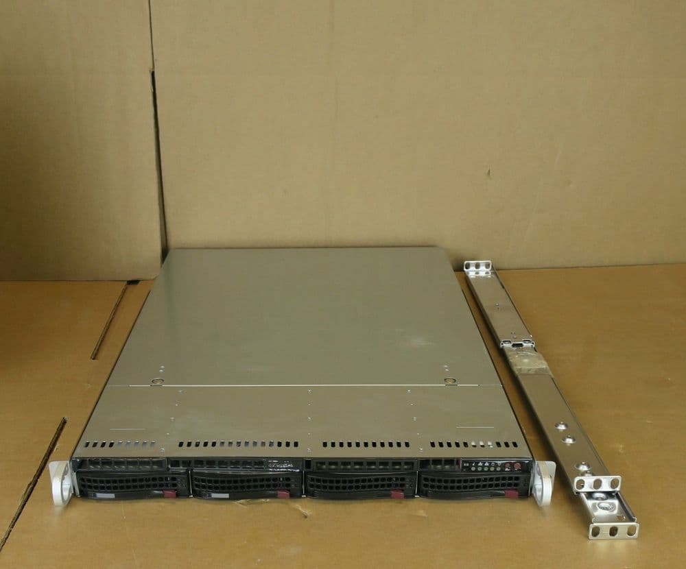 Supermicro SuperChassis 2 Six Core XEON E5-2630L 2GHz 128GB 4x1TB 1U ...