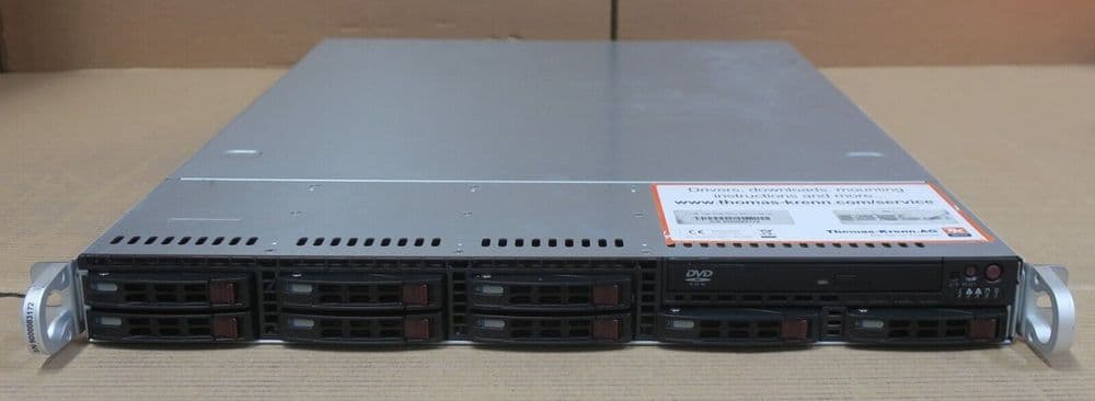 Supermicro SuperChassis CSE-113 X8DT3-LN4F 2x 6C E5645 64GB Ram 8-Bay ...
