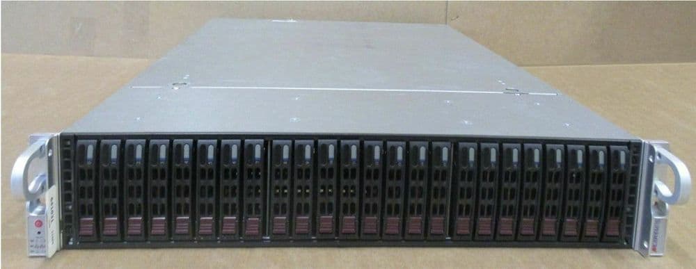 Supermicro SuperChassis CSE-216 E5-2650v2 128GB Ram 24x 2 5" Bay X9SRL ...
