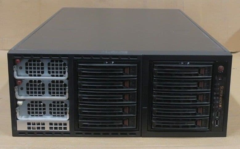 Supermicro SuperChassis CSE-748 X8QB6-F RAID 10x 3 5" HDD Bay 4U CTO ...