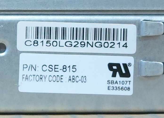 Supermicro SuperChassis CSE-815 X10SRW-F CTO E5-2600v4 2x 500W PSU 4 ...
