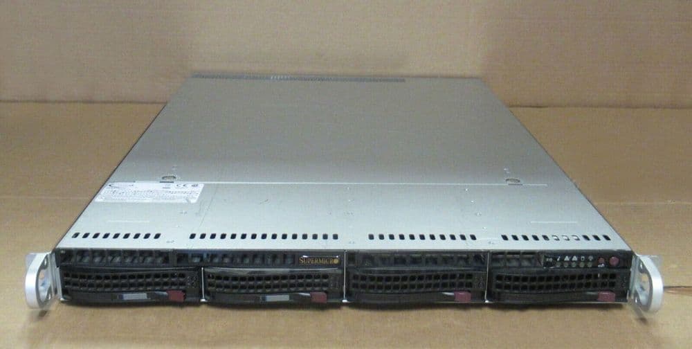 Supermicro SuperChassis CSE-815 X11SPW-TF CTO 6x DIMM 4x Bay 1U Rack Server