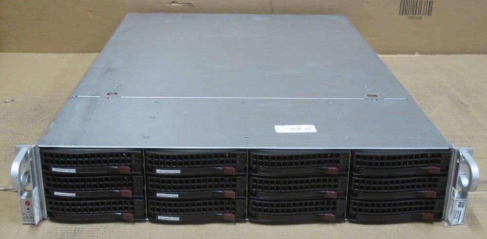 Supermicro SuperChassis CSE-826 E5-1650 16GB RAM 3TB HDD 120GB SSD 2U ...