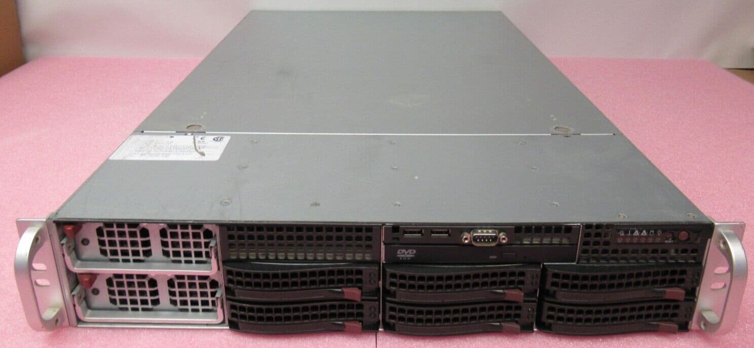 Supermicro SuperChassis CSE-828 6x 3 5" Bay 2U Rack Server NO Motherboard