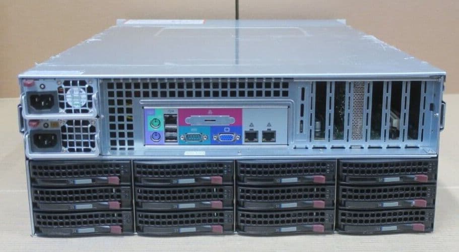 Supermicro SuperChassis CSE-847 2x E5603 24GB Ram 98 4TB 36-Bay X8DT3-F ...