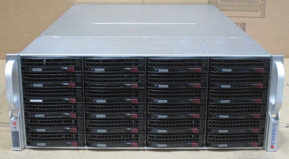 Supermicro SuperChassis CSE-847 E5-2620v2 64GB 36x3 5" SAS Bay 6x80GB ...