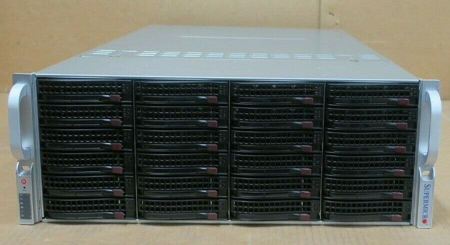 Supermicro SuperChassis CSE-848 4x E5-4650 256GB Ram X9QRI-F 24x SAS ...