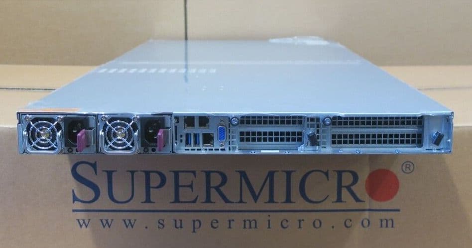 Supermicro SuperServer 1029GQ-TRT 2x 2 5" Bay 4x GPU X11DGQ CTO 1U Server