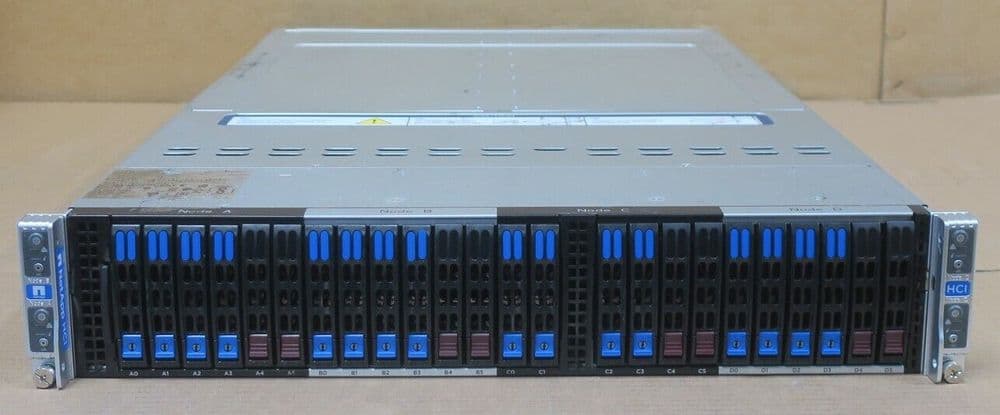 Supermicro SuperServer 2028BT-HNC0R 4x X10DRT-B Node 16x NVMe 8x SAS3 Bay