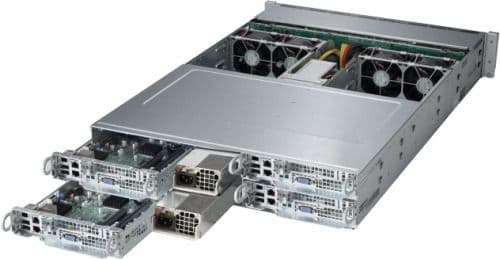 Supermicro Superserver 2028TP-HTR 4x Nodes 8x E5-2660v3 256GB Ram 24 ...