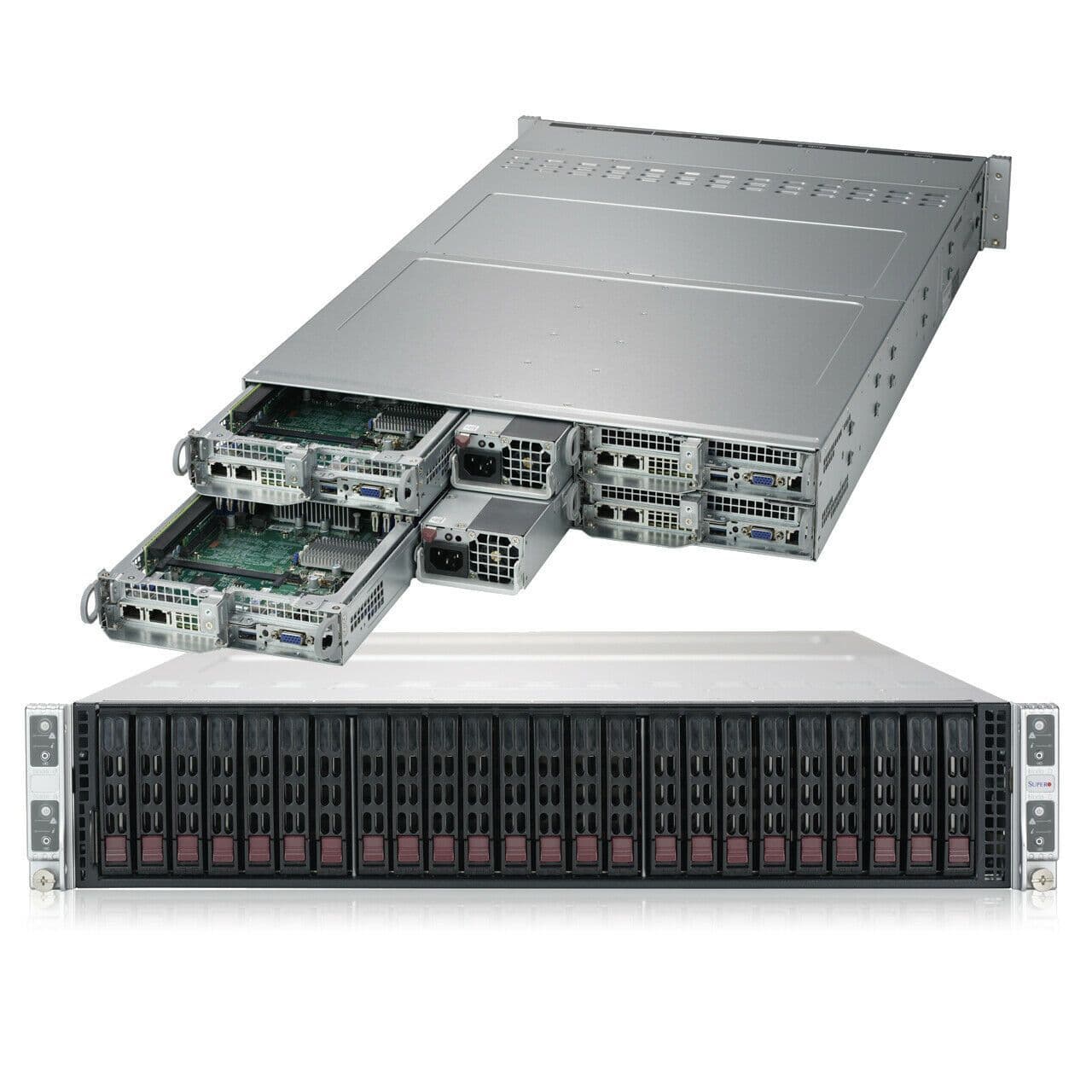 Supermicro Superserver 2029TP-HTR 4x X11DPT-PS Nodes CTO 2U Rack Mount ...