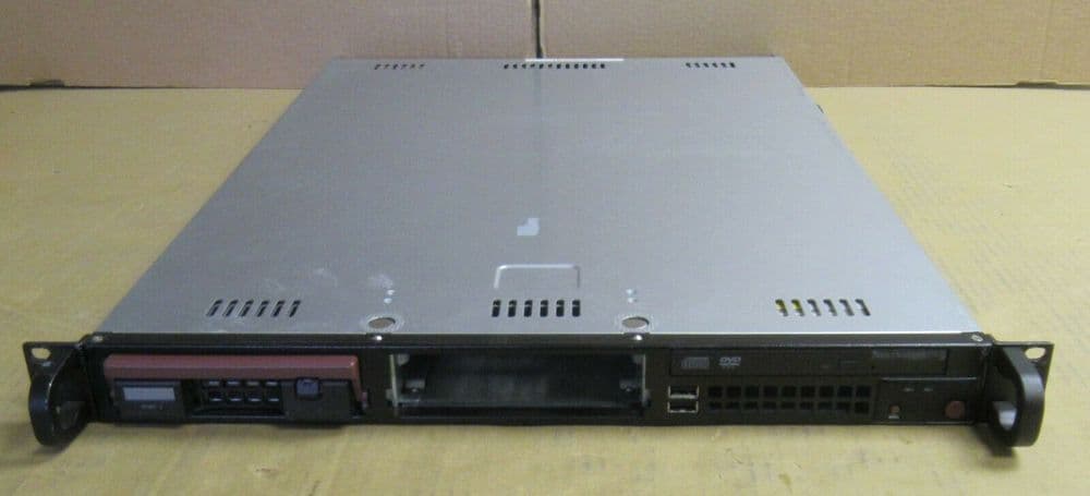 Supermicro SuperServer 6015V-T 2x SAS Bays 520W PSU DVD ROM 1U ...