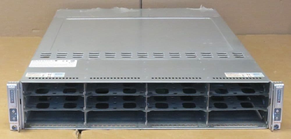 Supermicro SuperServer 6026TT-HDTRF 4x Quad-Core E5520 64GB 12-Bay Node Server