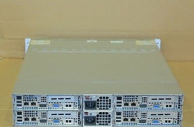 Supermicro SuperServer 6026TT-HTRF 4x Nodes 8x Quad-core X5570 2 93GHz 192Gb RAM