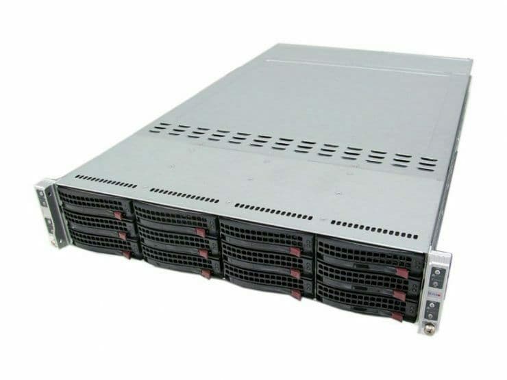 Supermicro Superserver 6027TR-HTRF 4 x X9DRT-HF Nodes CTO 2U Rack Mount Server