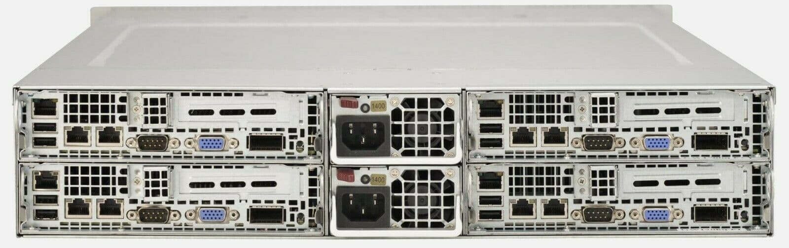 Supermicro Superserver 6027TR-HTRF 4x Nodes 8x 6 Core E5-2630v2 384GB Server