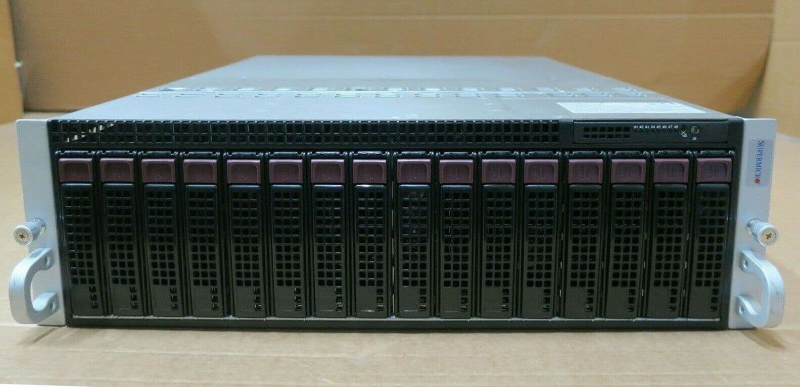 Supermicro SuperServer 938-16 5037MC-H8TRF 16x 3 5" 8-Node Microcloud ...