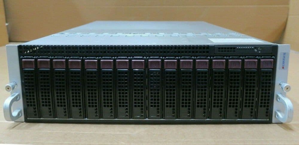 Supermicro SuperServer 938-16 5037MC-H8TRF 16x 3 5" 8-Node Microcloud ...