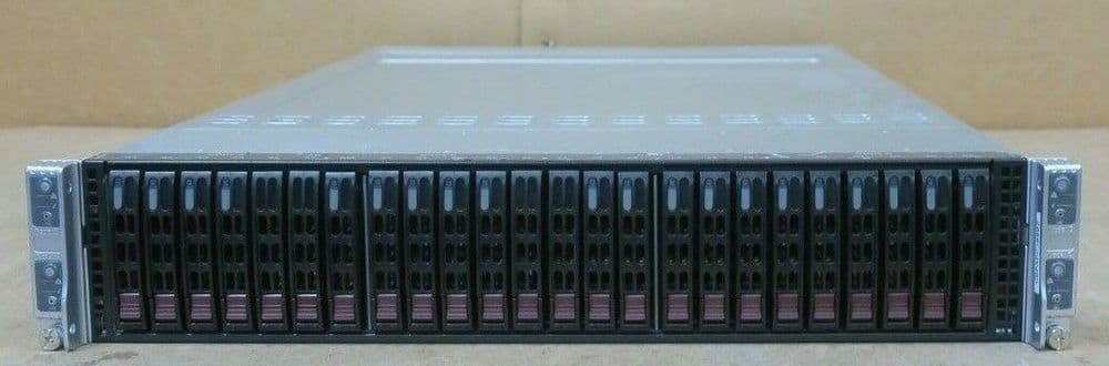 Supermicro Superserver CSE-217 4x Nodes 8x E5-2620v2 128GB Ram 24-Bay ...