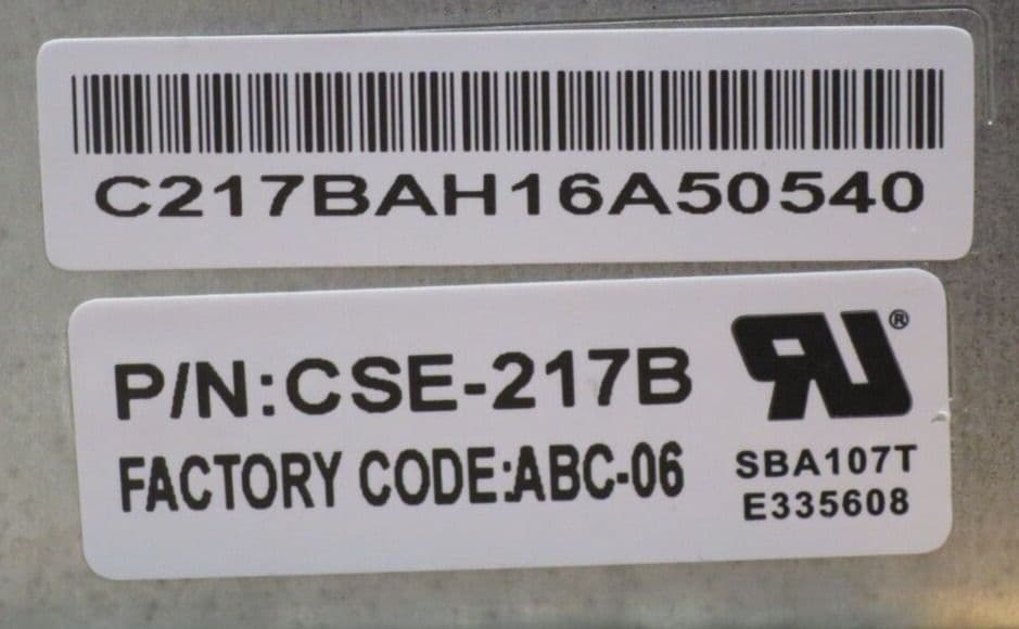 Supermicro SuperServer CSE-217B 24-Bay 4-Node Chassis 1x X10DRT-B NVME