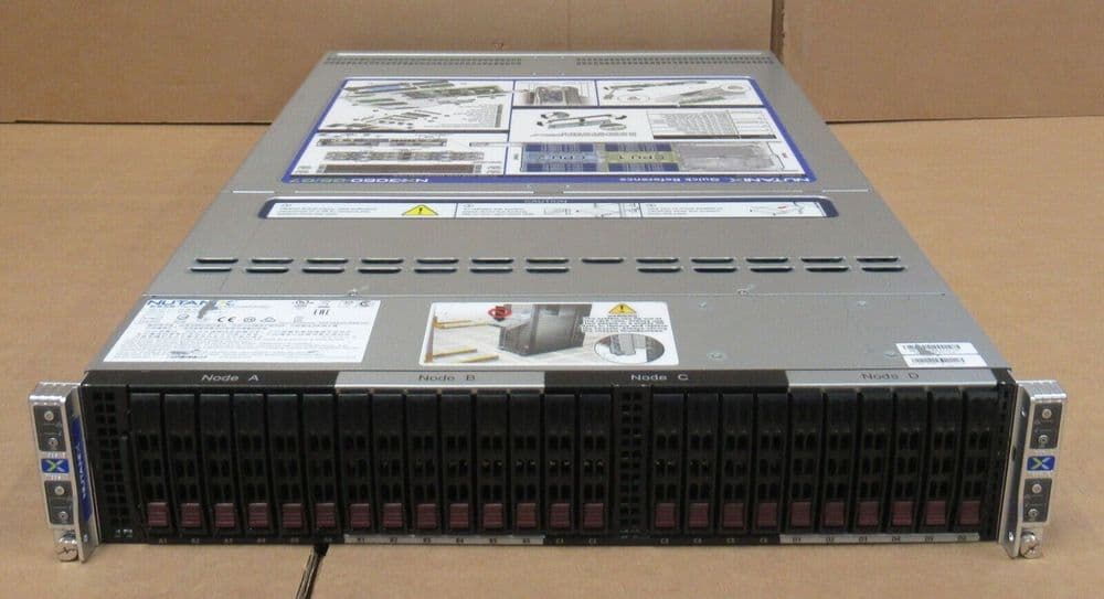 Supermicro SuperServer CSE-217B 24-Bay 4x Node Chassis 2x X11DPT-B CTO ...