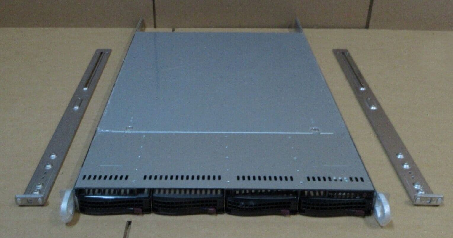 Supermicro SuperServer CSE-815 X11SSW-F E3-1260Lv5 4x 3 5" Bay 1U Rack ...
