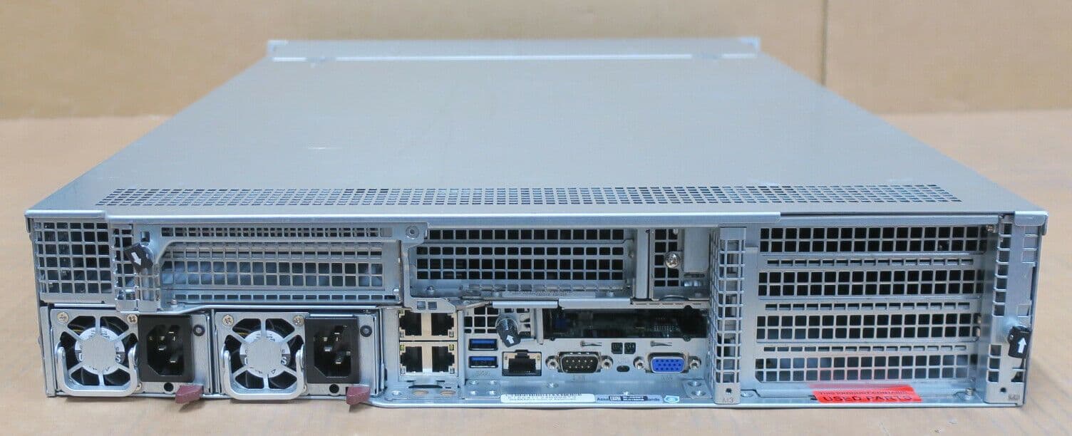 Supermicro SuperServer CSE-829U X10DRU-i 12x 3 5" SAS Bay 2x PSU CTO 2U ...