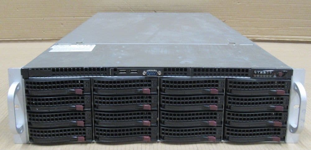 Supermicro SuperServer CSE-836 2 x XEON E5-2670 8-core 96GB Ram 32TB 3U ...
