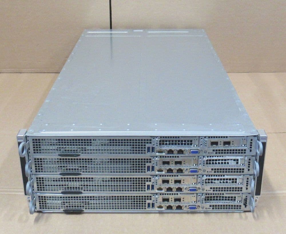 Supermicro SuperServer F618H6-FTL 4x Node 8x Intel CPU 4U Rackmount Server